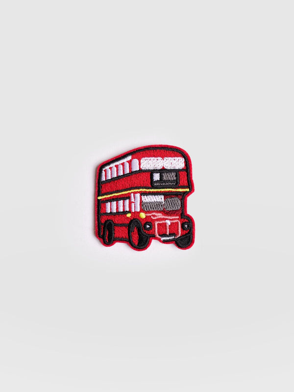 Bus Sticker Badge - Red - Women's Accessories | Saint + Sofia® EU ...